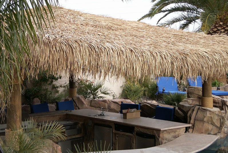 4' x 4' Thatch Panel – Sunset Bamboo